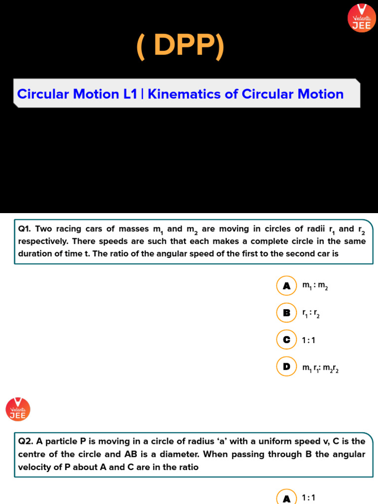 Tapas +Circular+Motion+L1+ +Kinematics+of+Circular+Motion | PDF | Acceleration | Angle