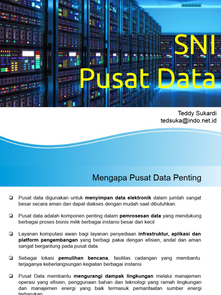 SNI Pusat Data | PDF