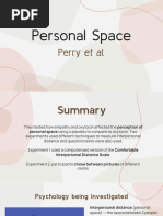 Perry Et Al (2015) Personal Space | PDF | Empathy | Experiment