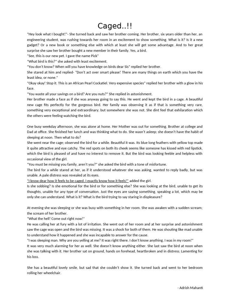 Caged | PDF | Mystery, Thriller & Crime Fiction