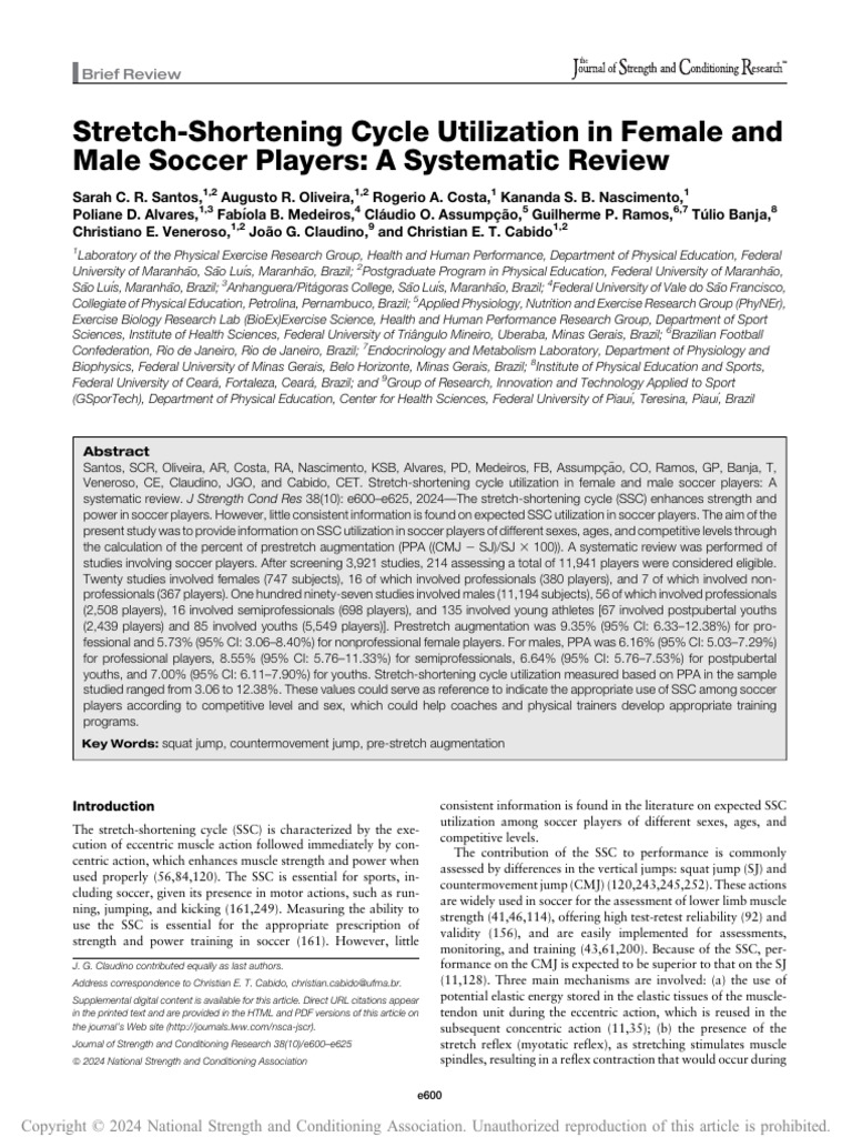 Stretch Shortening Cycle Utilization In Female And 26 Pdf