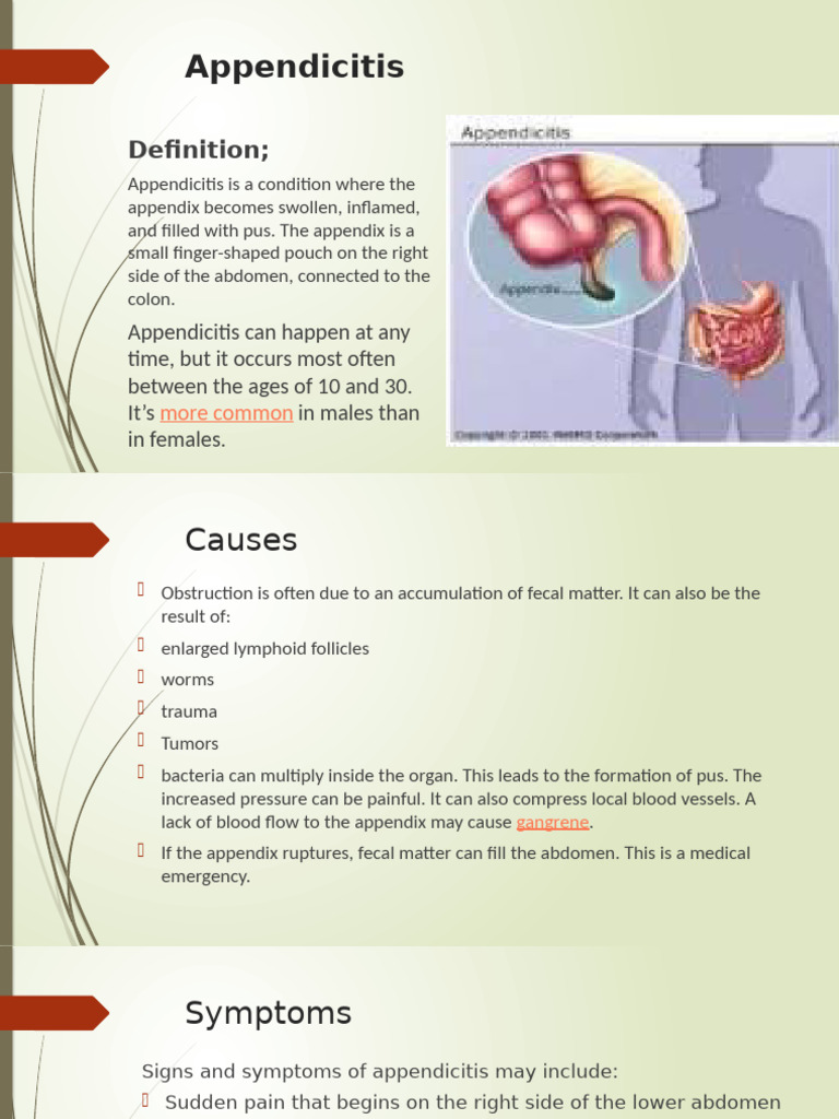 15 Appendicitis | PDF | Causes Of Death | Medicine