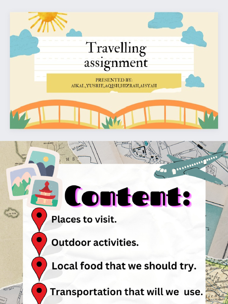 Travel Assignment Muet STPM | PDF