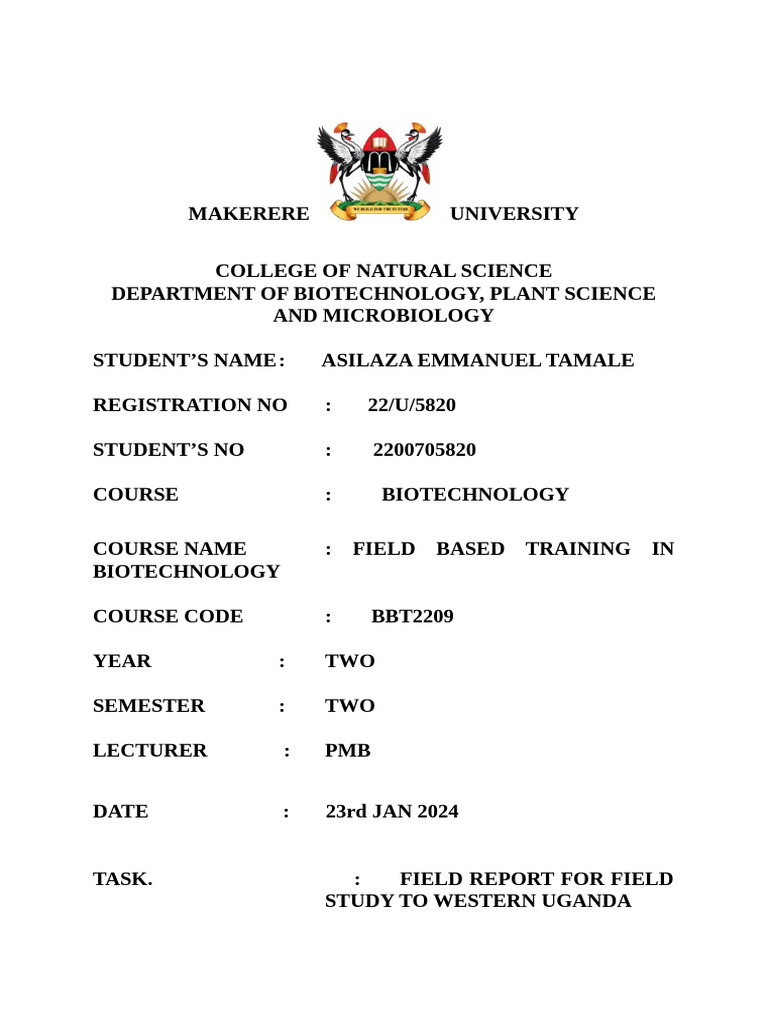 MAKERERE | PDF | Grafting | Botany