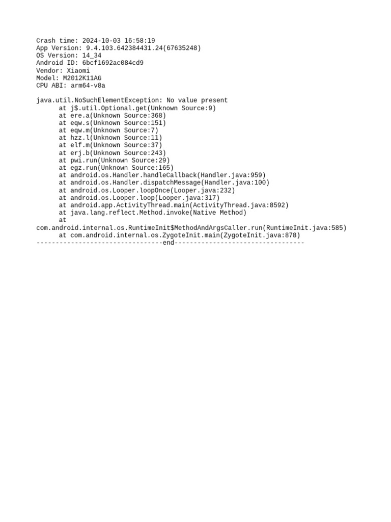 Crash 20241003 | PDF