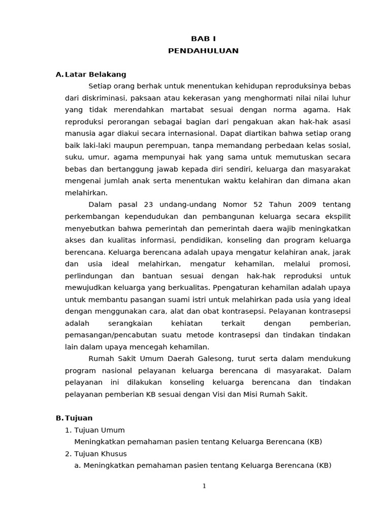 Program Kerja Pkbrs | PDF