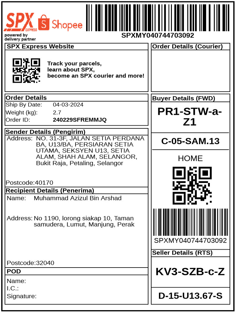 PR1-STW-a-Z1: Become An SPX Courier and More! Learn About SPX, Track ...