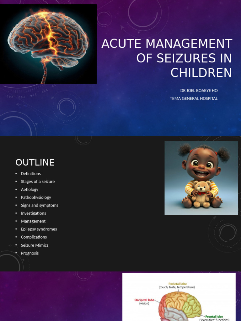Acute Management of Seizures in Children | PDF | Inhibitory ...