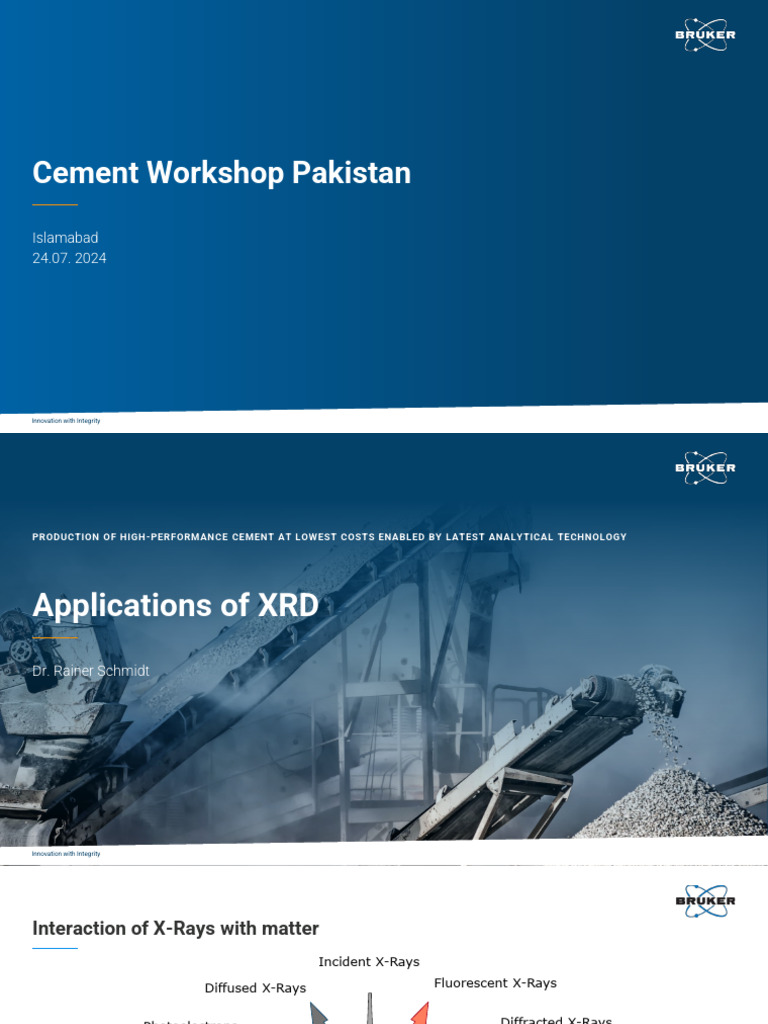 XRD Applications in Cement Production | PDF | X Ray Crystallography ...