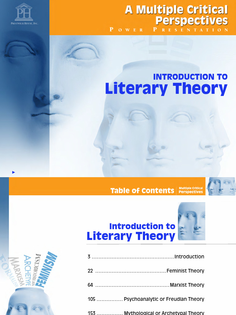 Lit Theory Intro | PDF | Literary Theory | Liberal Arts Education