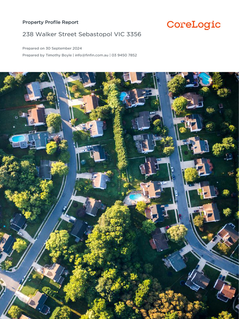 CLAUPropertyProfileReport Au 22318666 | PDF | Copyright | Accuracy And ...