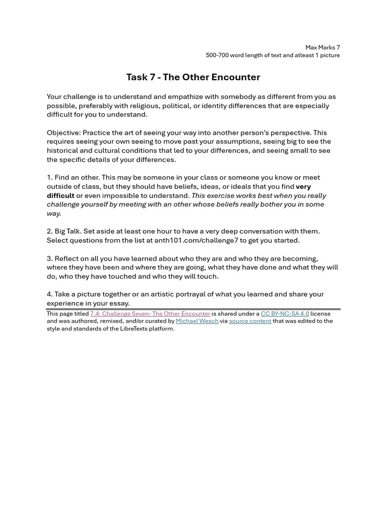 Empathy Challenge: Understanding Differences | PDF | Career & Growth