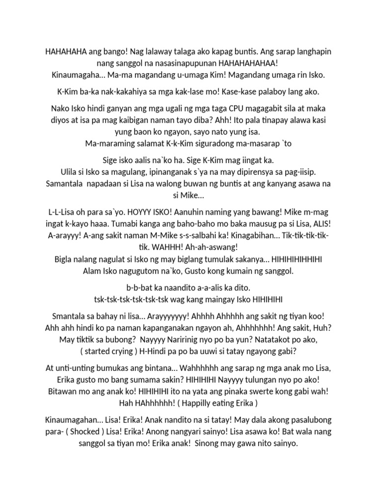Ang Tiktik - DEKLAMASYON | PDF