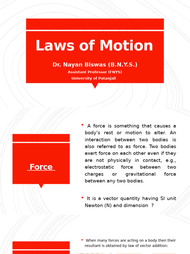 5 Law of Motion | PDF | Force | Potential Energy