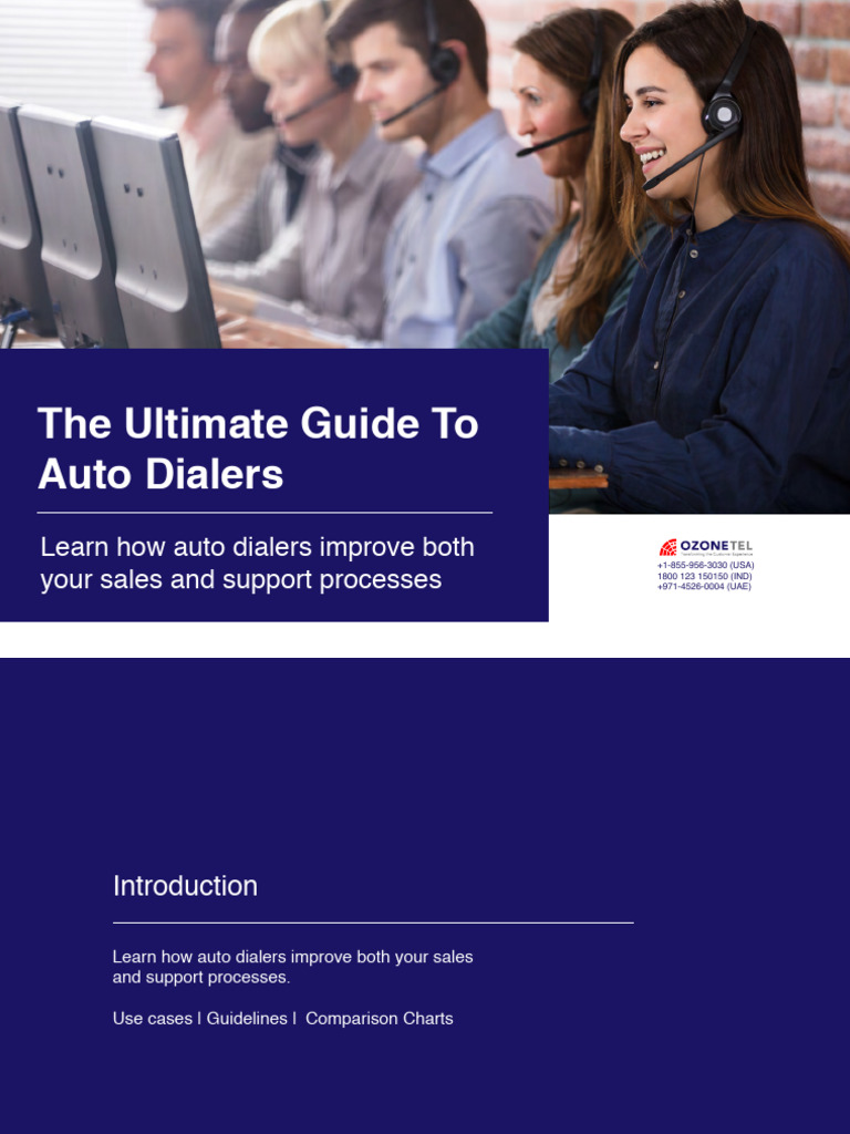 Auto Dialers: Boost Sales & Support | PDF | Interactive Voice Response ...