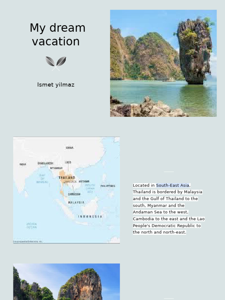 My Dream Vacation | PDF