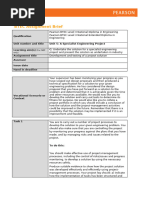 Btec HN Engineering Pearson Set Assignment Guidance l4 | PDF | Project Management | Risk