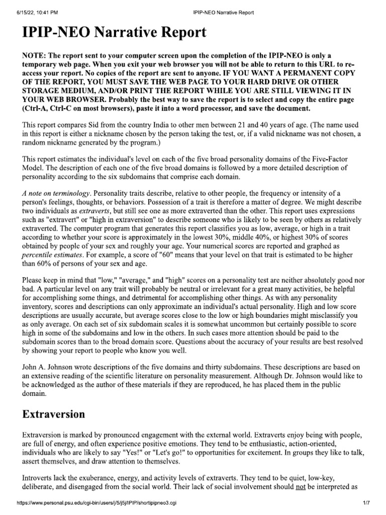 Self Test OB | PDF