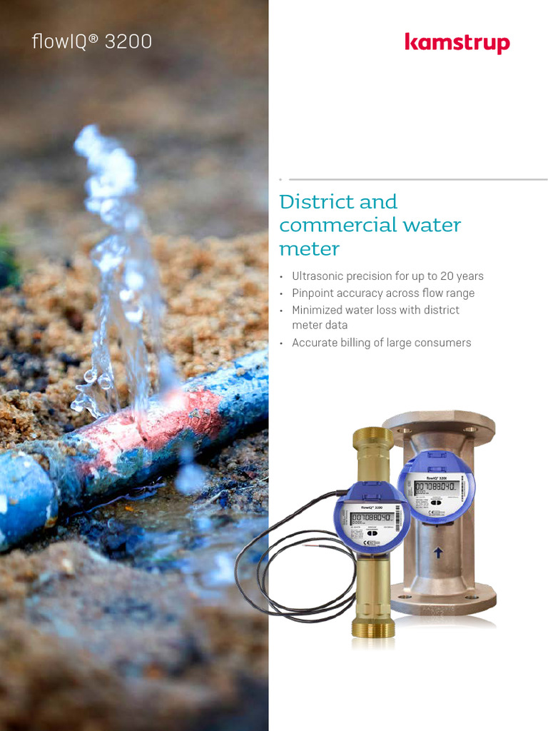 District and Commercial Water Meter: Flowiq® 3200 | PDF