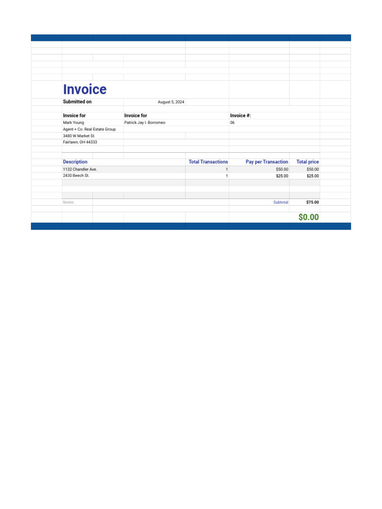 Client Invoice Mark | PDF