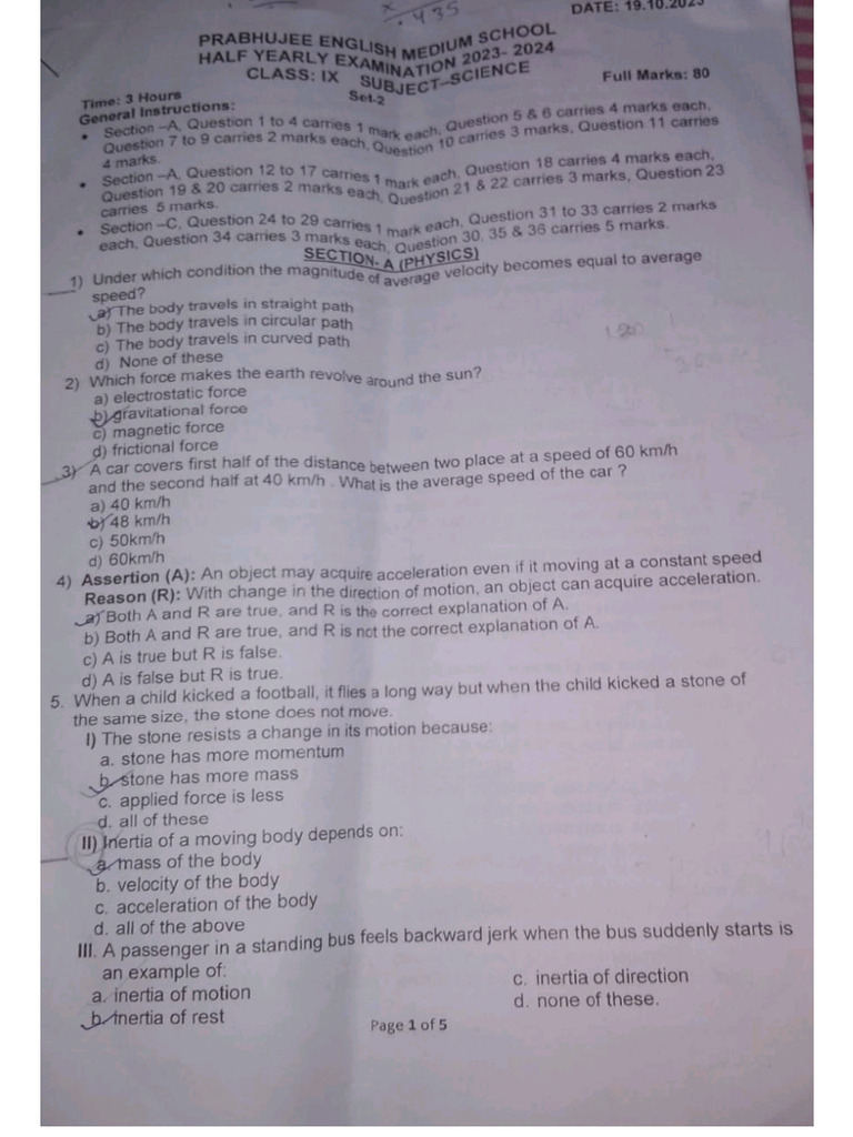 Science PDF Pyqs | PDF