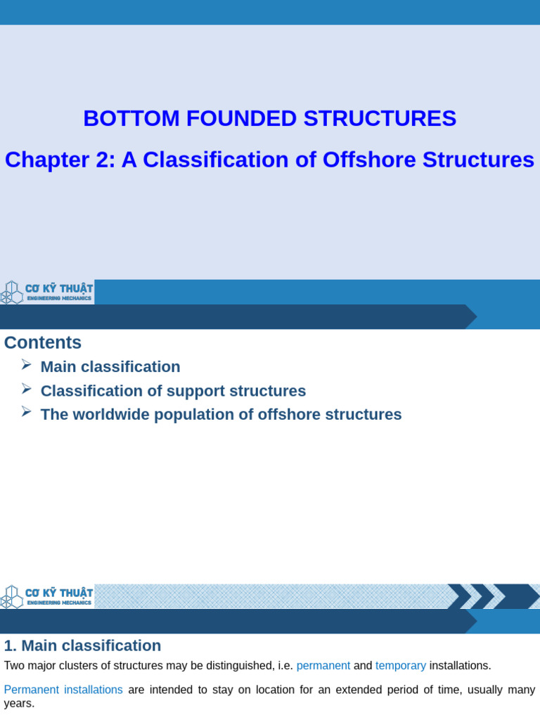 Offshore Structure Classification Guide | PDF | Force | Buoyancy
