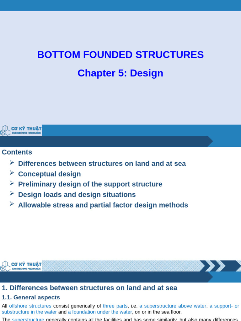 Các kết cấu chân đế Lecture5 | PDF | Deep Foundation | Reliability Engineering