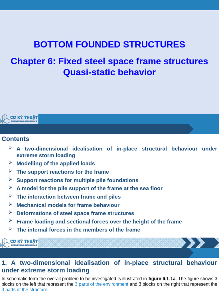Các kết cấu chân đế Lecture6 | PDF | Force | Beam (Structure)