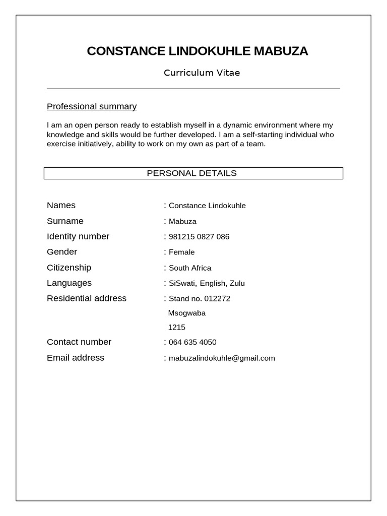 Lindo's CV | PDF | Literacy | Human Communication