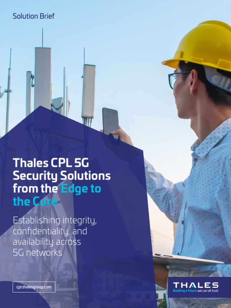 Thales CPL 5g Security Solutions From The Edge To The Core SB | PDF ...