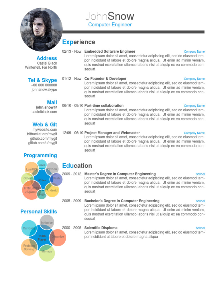 Smart Fancy CV | PDF