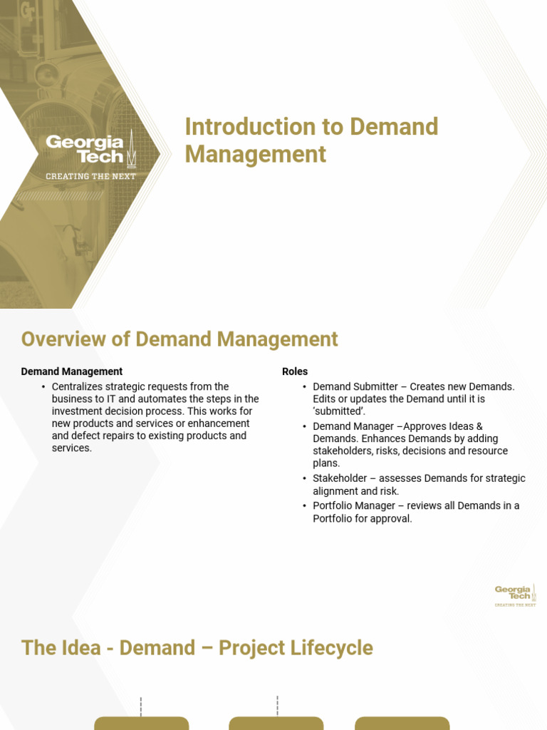 Sdemppt - Introduction To Demand Management | PDF | Business