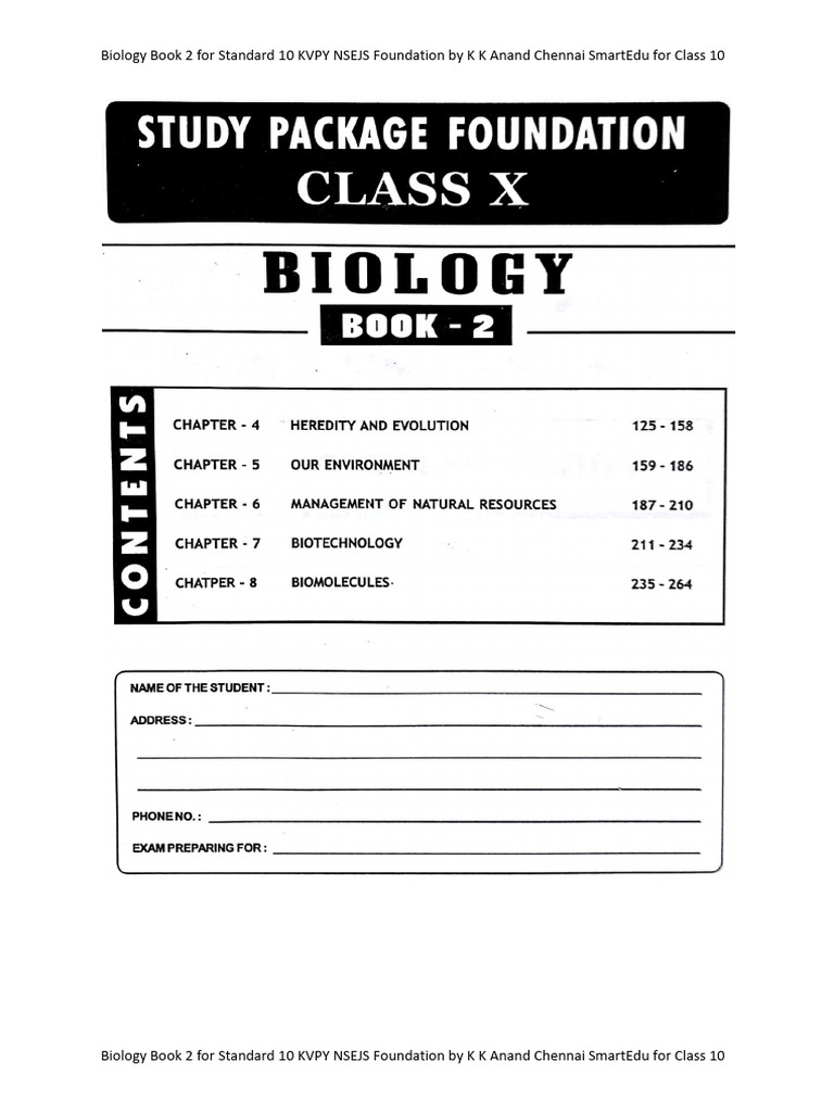 Biology Book 2 For Standard 10 Compress | PDF | Wellness