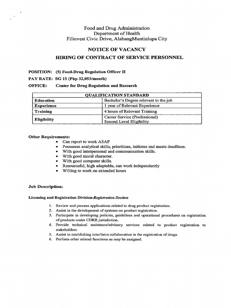 Fdro II CDRR | PDF