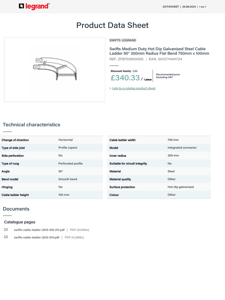 ZFB75090300G ProductSheet | PDF