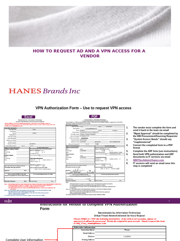 VPN and ARF Form Instructions - Updated 5.8.24 | PDF | Computing | Software