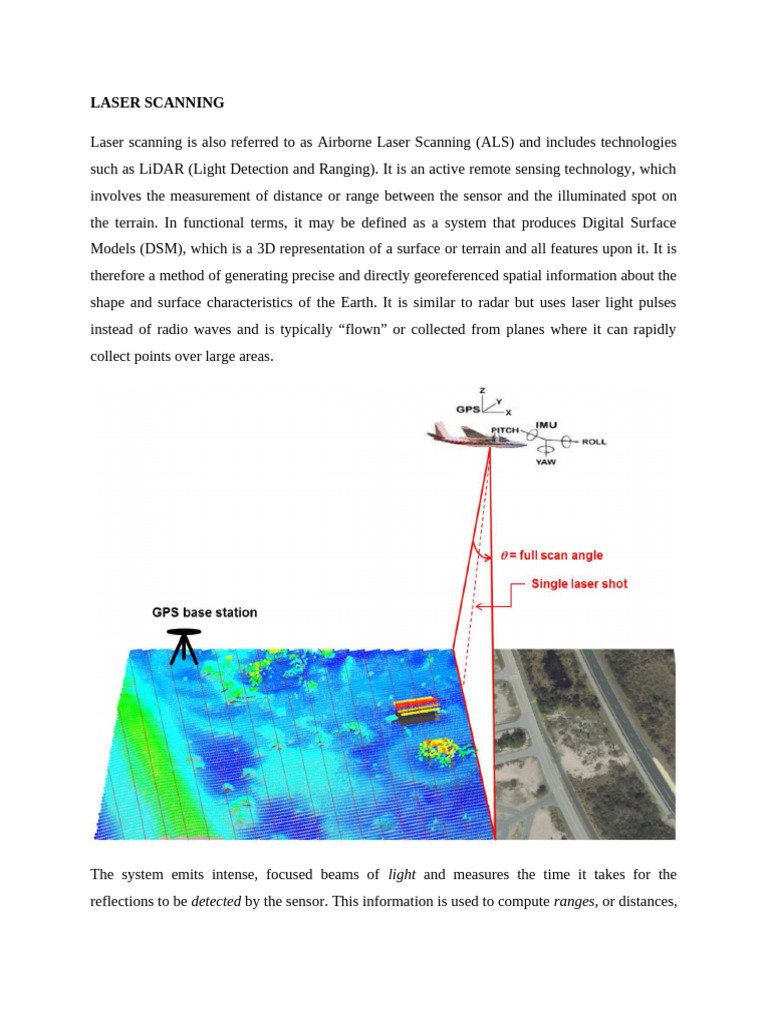 Lesson 5 - Laser Scanning | PDF | Lidar | Inertial Navigation System