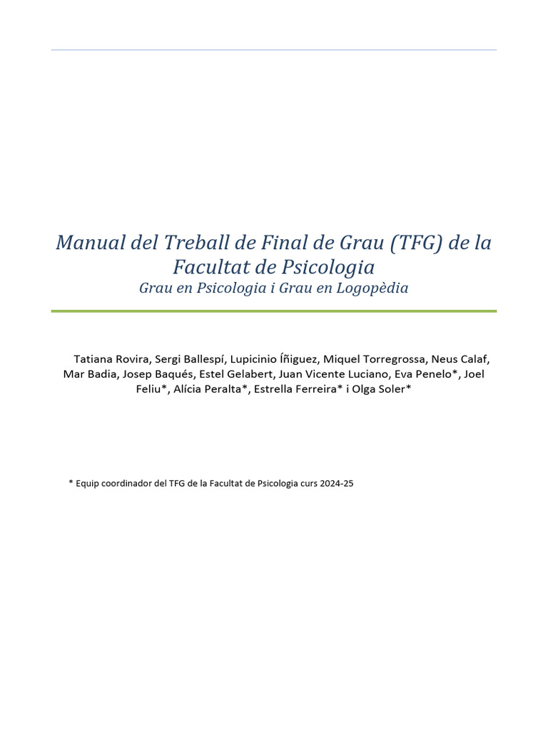 Manual TFG Psico Logo 2024-25 Final | PDF