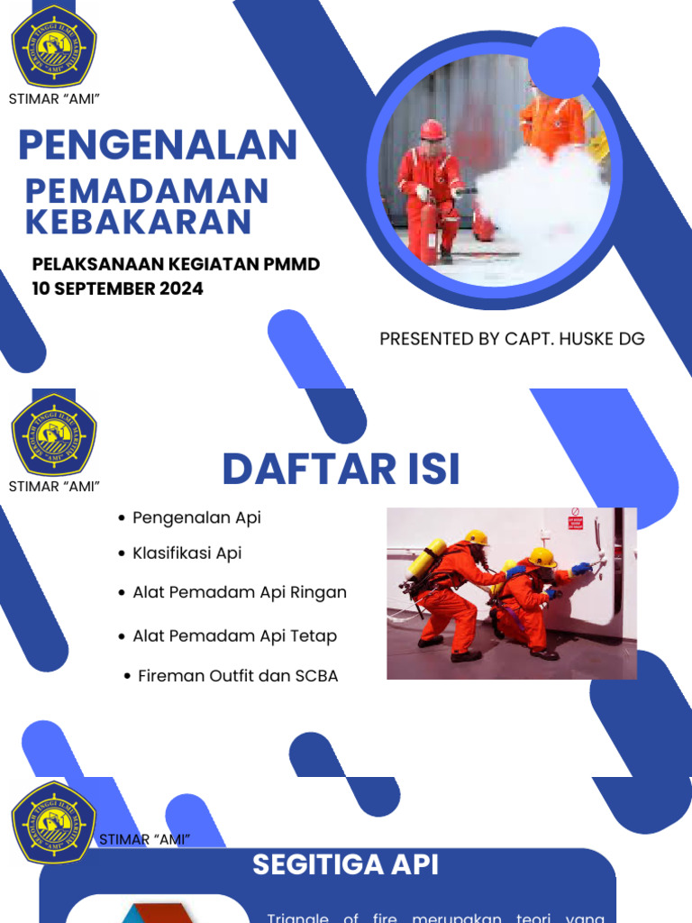 Panduan Pemadaman Kebakaran STIMAR AMI | PDF