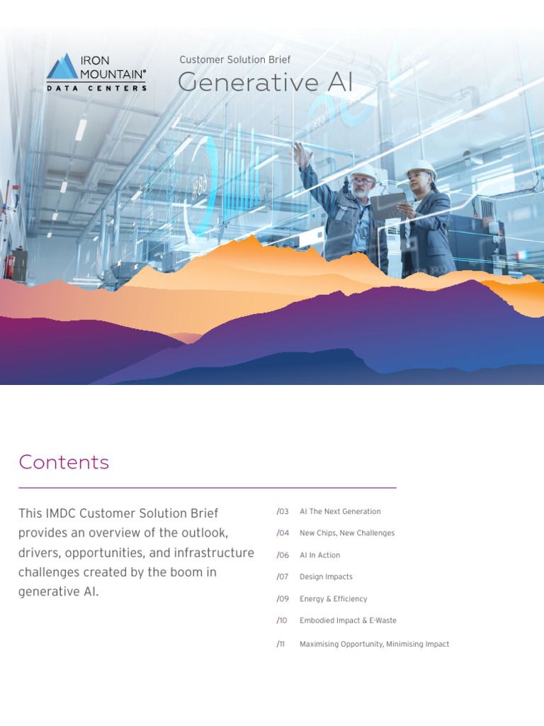 GenerativeAI - Iron Mountain | PDF | Renewable Energy | Artificial Intelligence