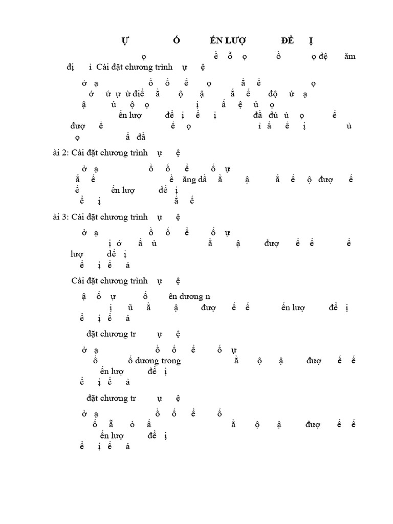 BAI THUC HANH SO 4 - CHIEN LUOC CHIA DE TRỊ | PDF