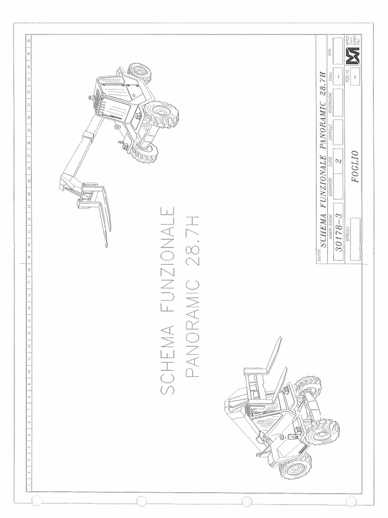 Schemat Elektryczny Merlo 30.16 Roto | PDF