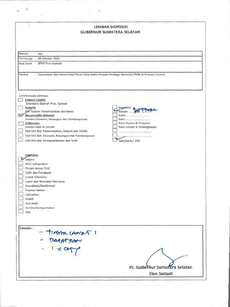 Lembar Disposisi Pdf