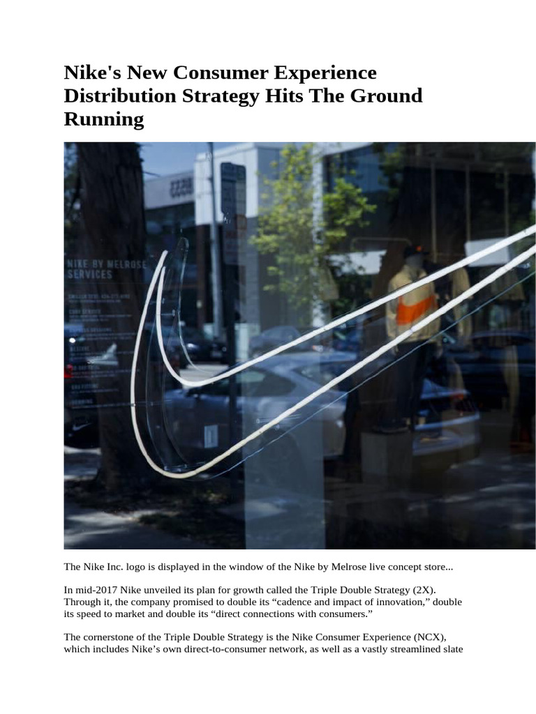 Nike Distribution Strategy | PDF | Brand | Retail