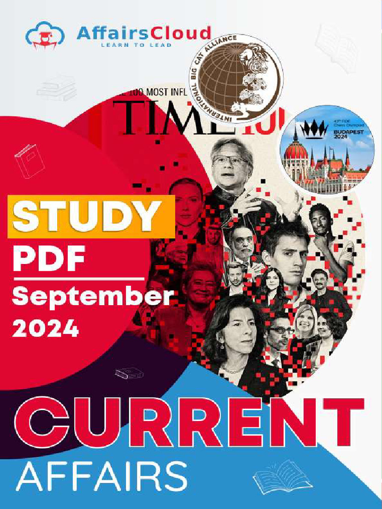 Current Affairs English Study PDF - September 2024 by AffairsCloud 1 ...