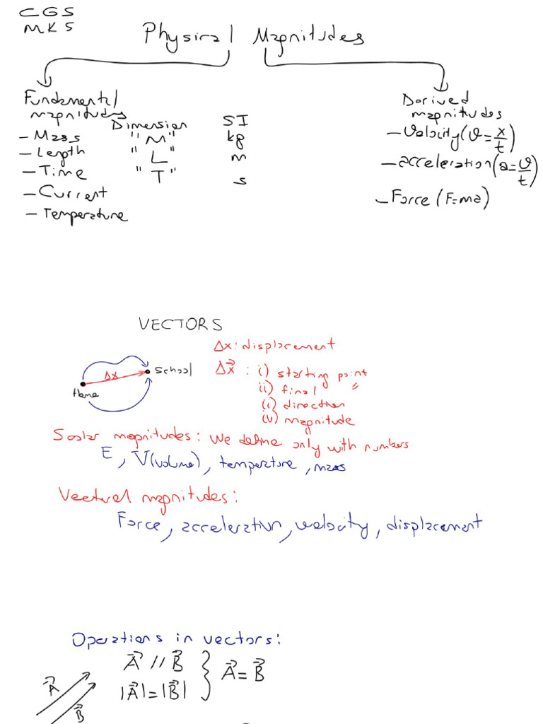 Phys101 Lecture2 | PDF