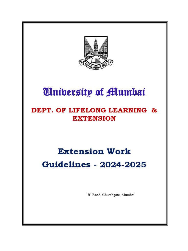 Extension Projects Guideline 2024 25 | PDF | Natural Environment | Teachers