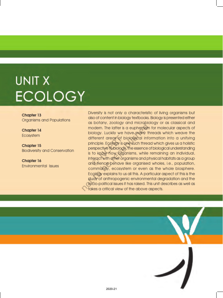 NCERT 12th Standard Biology Chapter 13 | PDF | Thermoregulation | Habitat