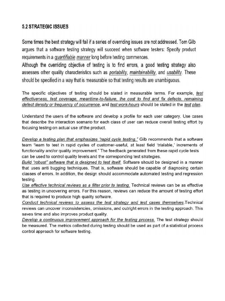 Strategic Issues | PDF