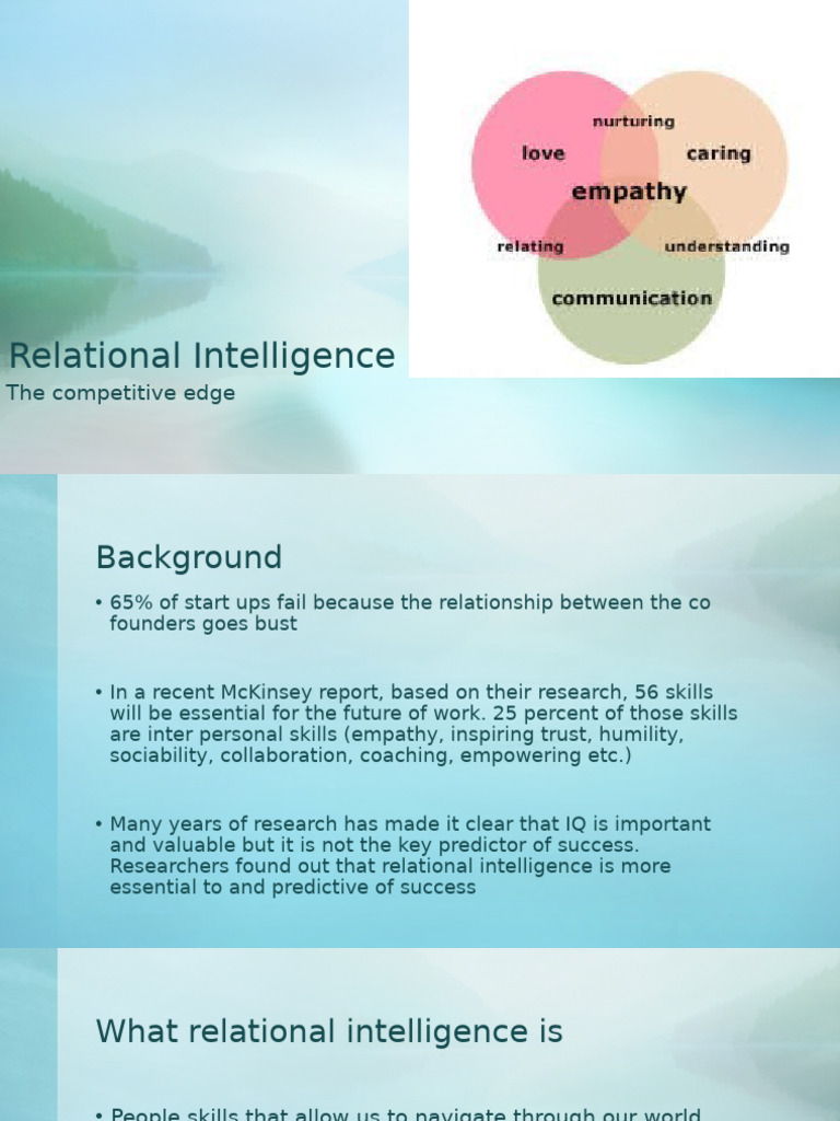 Understanding Relational Intelligence | PDF